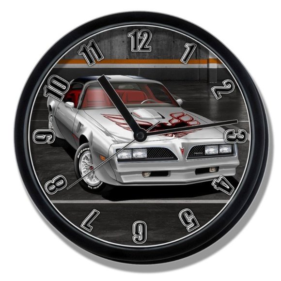 Clock | Wall Decor | Pontiac Firebird Trans Am Gray Wall Clock New 22cm ...